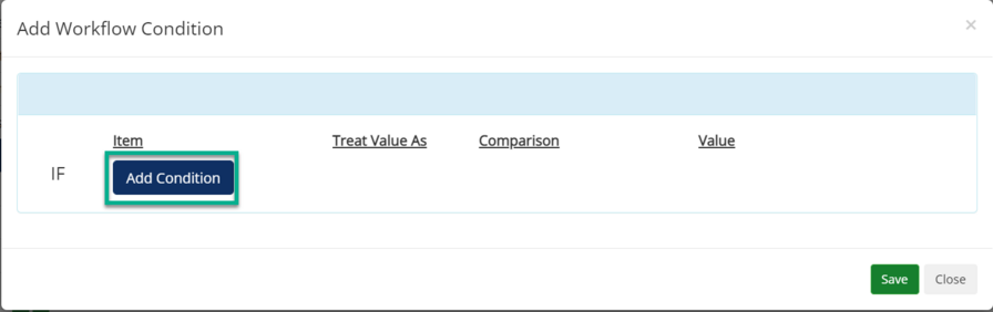 Workflow Condition Types | Dynamic Forms